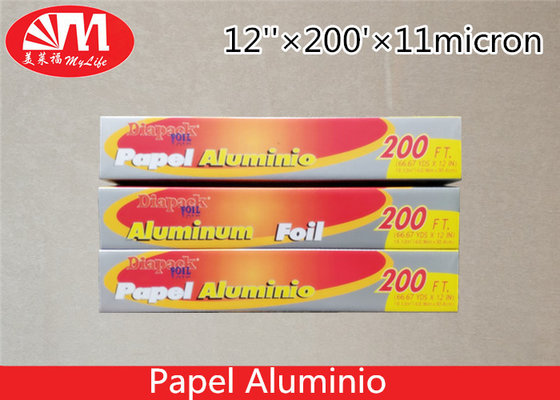200SQFT Household Aluminium Foil Strong Box Packing 12 In X 11 Micron X 200Ft Size