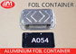 A054 Aluminium Foil Packaging Container 17.5cm x 11cm x 4cm Size 410ml volume