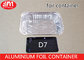 Rectangle Shape Aluminium Foil Container D6 480ml Volume Grill Pan FDA Approval