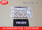 Rectangle Shape Aluminum Foil Food Containers , Grill Aluminum Foil Pans H8389 800ml Volume
