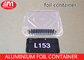 L153 Aluminum Food Storage Containers , Disposable Aluminium Foil Trays 900ml Volume